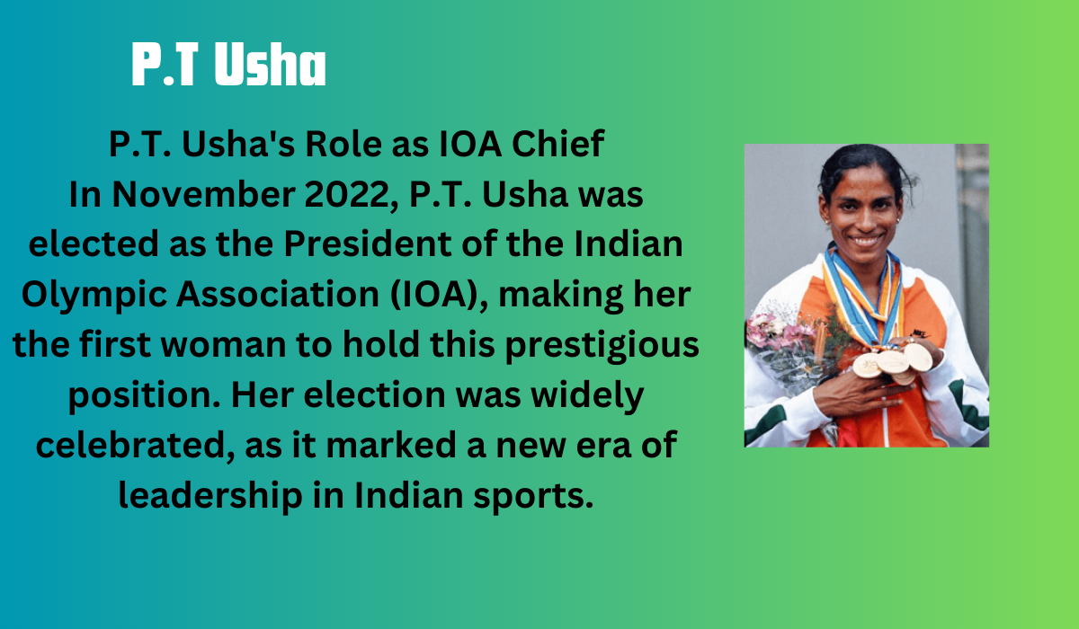 P.T. Usha: The Iconic Sprinter and IOA Chief - Sports Meridian