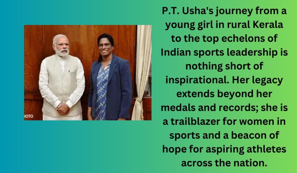 P.T. Usha: The Iconic Sprinter and IOA Chief - Sports Meridian